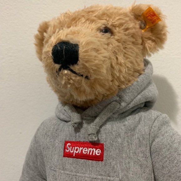 Supreme | Accessories | Steiff X Supreme Bear W Box Logo Hoodie | Poshmark